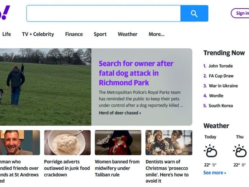 Yahoo Search Engine: Overview and Features
